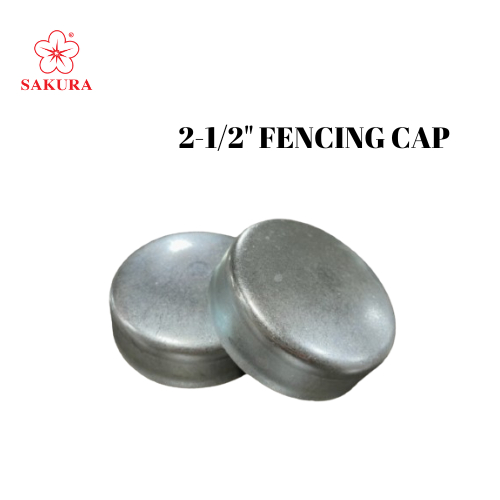 SAKURA 2-1/2" (60mm) GI Penutup Lubang Pipe Besi Garden Kebun Pagar ...