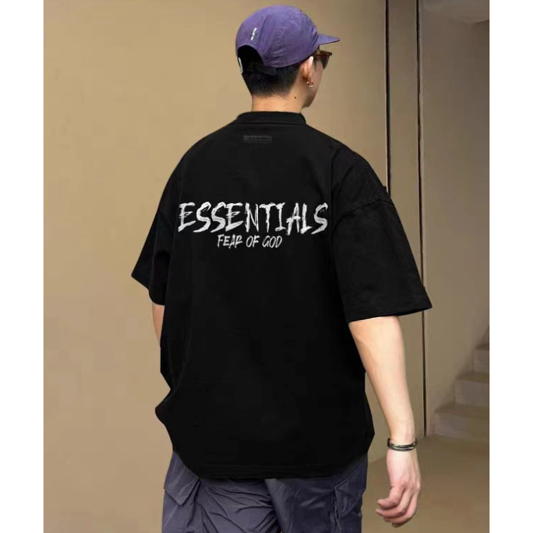 [ReadyStock]ESSENTIALS F.OG 24SS Unisex Back ESS Graffiti Oversized ...