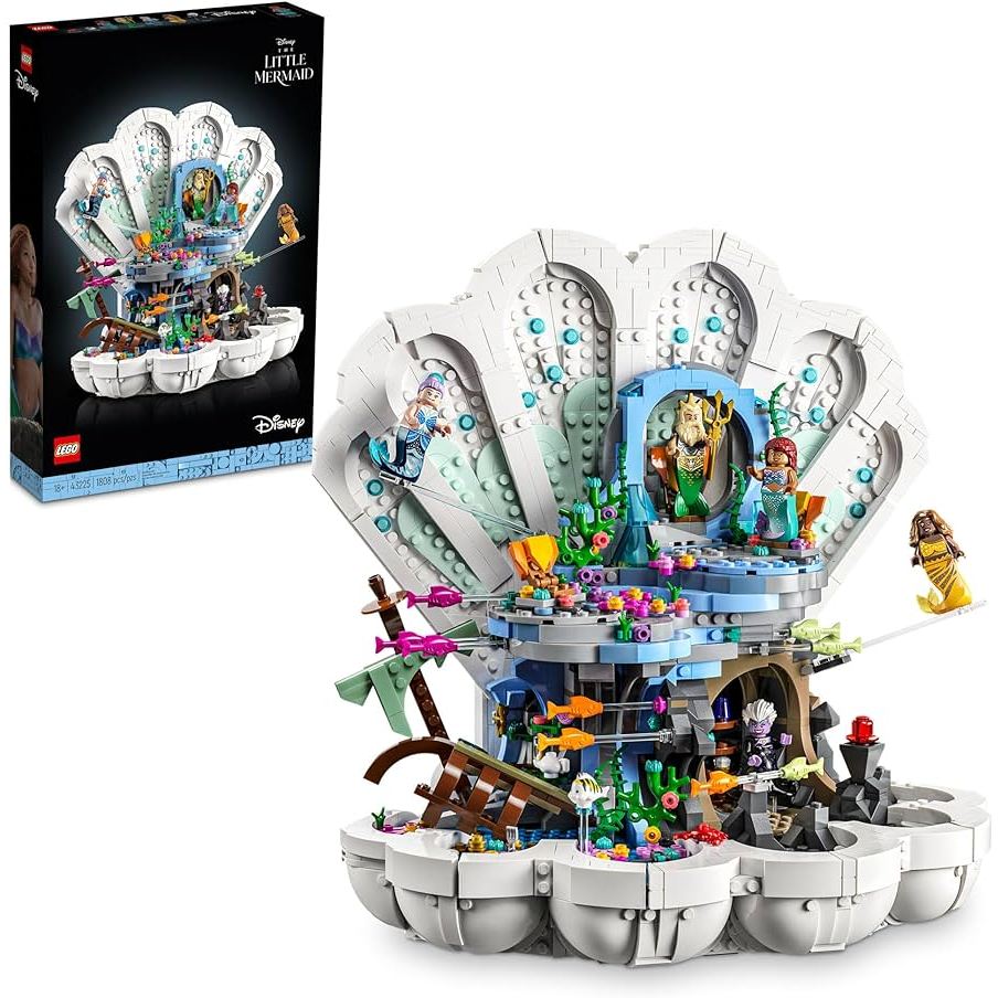 Lego 43225 The Little Mermaid Royal Clam Shell, original set ready ...