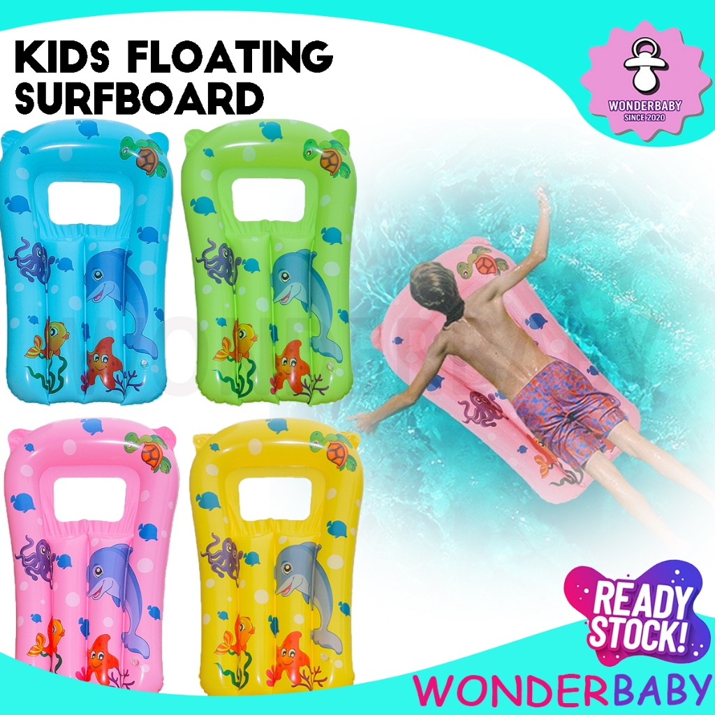 Inflatable Floating Bed Surfboard Children Swimming Surf board Float ...
