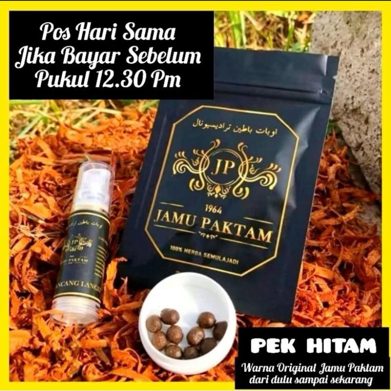 Jamu paktam original HQ (pek hitam) | Shopee Malaysia