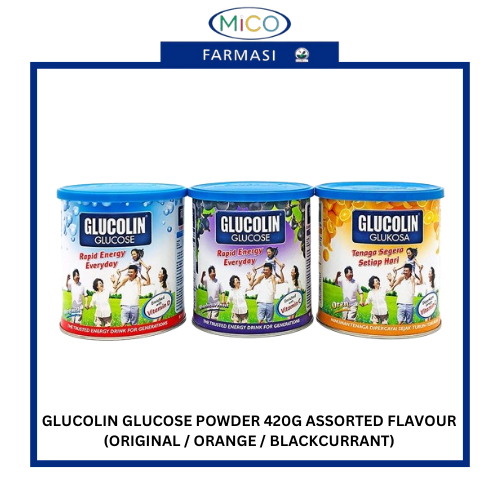 GLUCOLIN GLUCOSE POWDER 420G - ASSORTED FLAVOUR | Shopee Malaysia