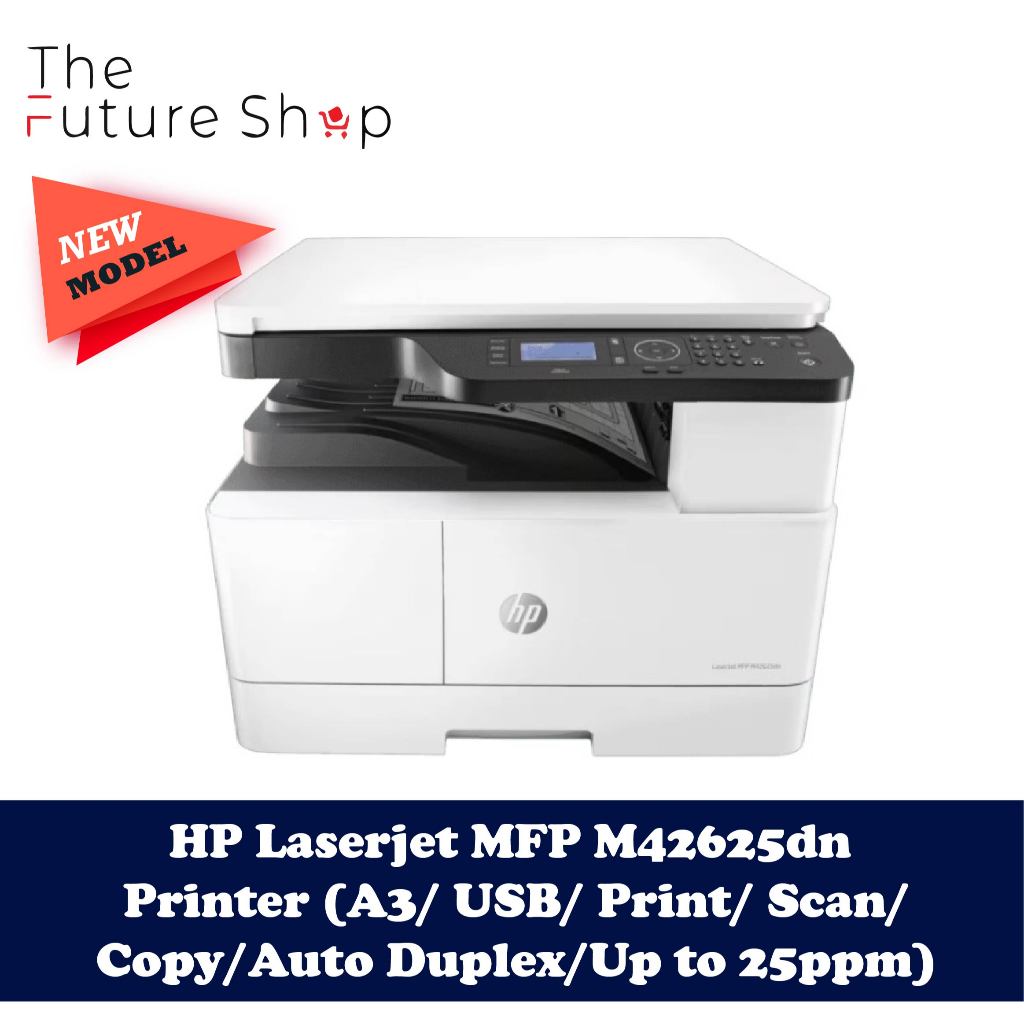 HP LaserJet MFP M42625dn Printer (8AF52A) - A3/Mono/USB/Print/Scan/Copy ...