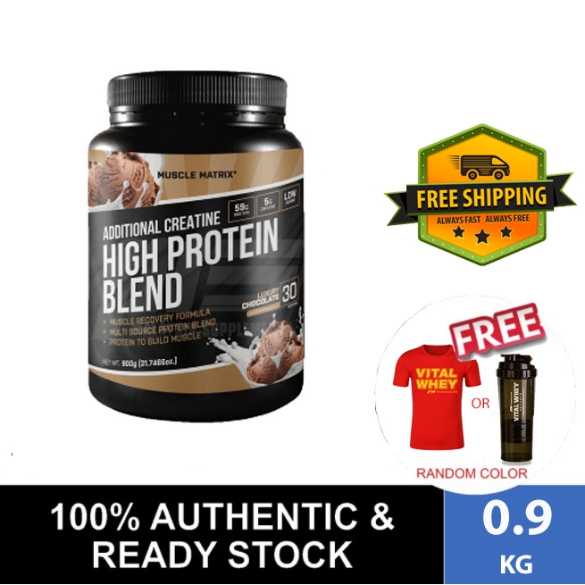 Muscle Matrix High Protein Blend (0.9kg) - Whey Protein, Muscle ...