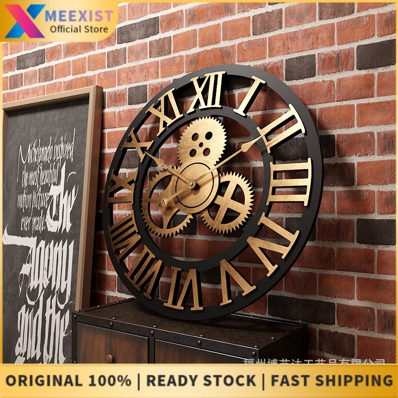 🔥 Jam Dinding Ruang Tamu Moden Minimalist Clock Wall Clock Modern Jam ...