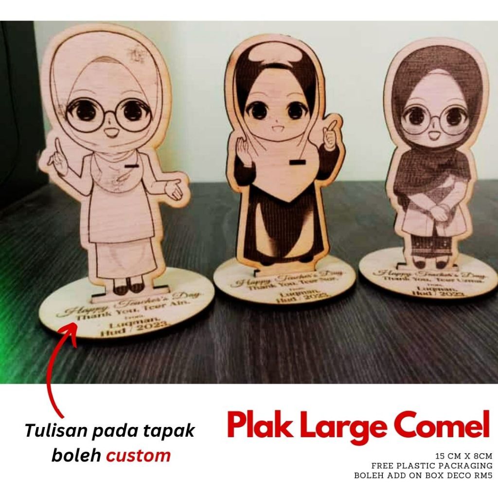 | SIAP 1HARI | Part 1 | Custom Plak Hadiah Birthday Comel / Doorgift ...