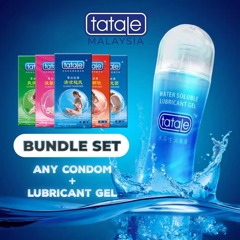 TATALE BUNDLE SET Any Series Condom 1box + Tatale Feel Water Soluble ...