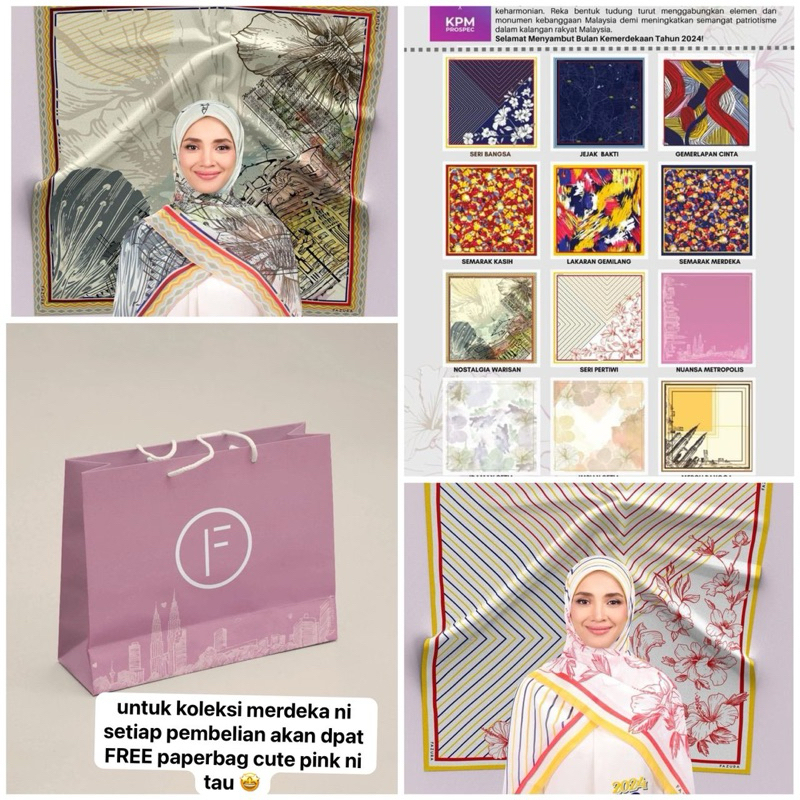 Tudung Fazura Keluaran Khas MERDEKA | Shopee Malaysia