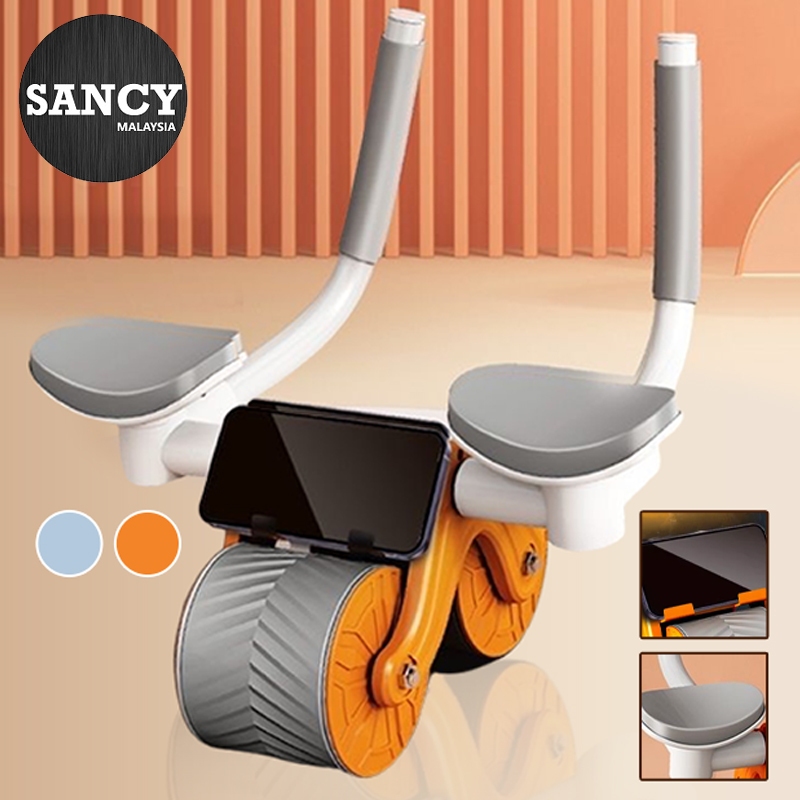 SANCY Elbow Support Abdominal Wheel Automatic Rebound Roller Abdominal ...