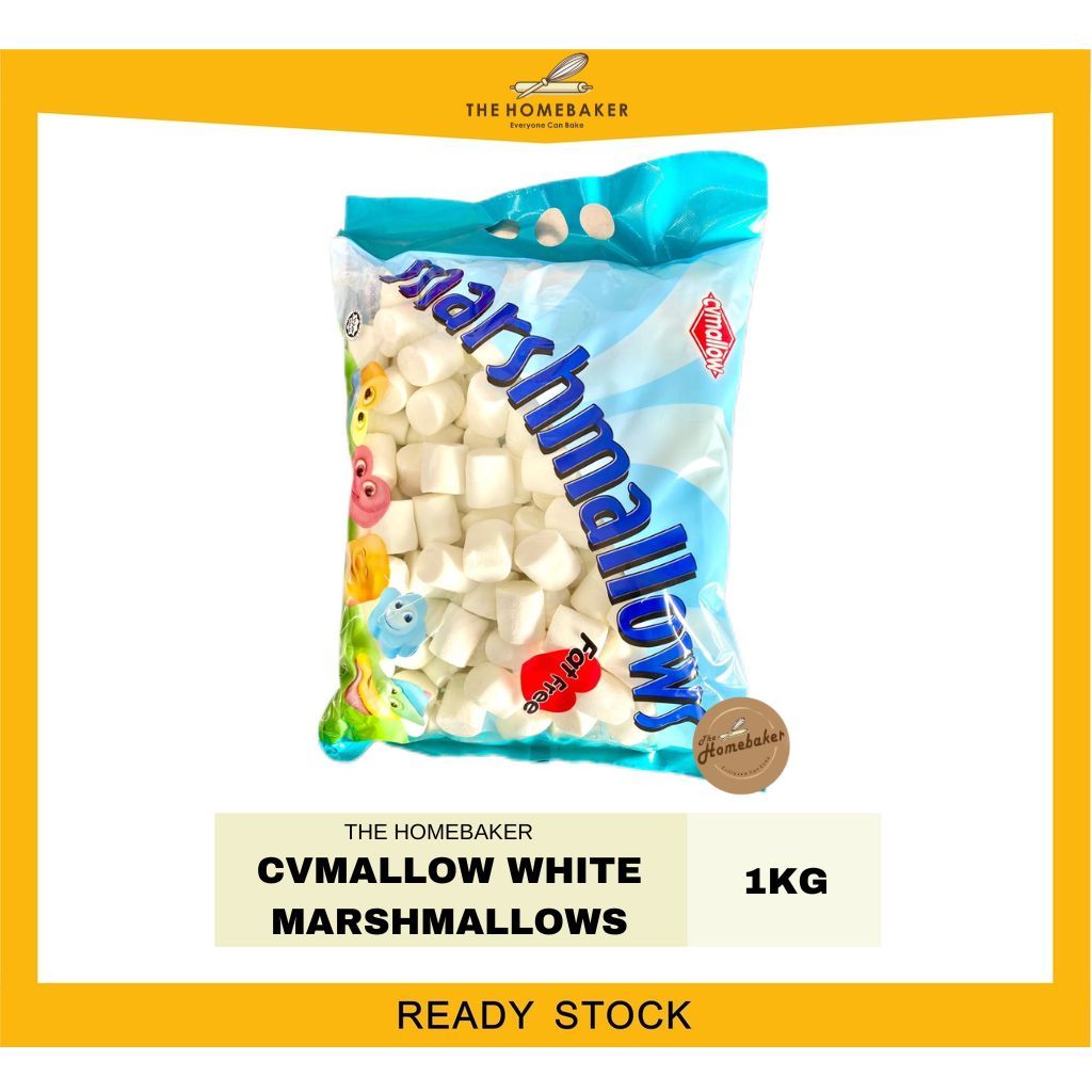 CVMALLOW / White Marshmallow / 100g 500g 1kg / HALAL / HomeBaker ...