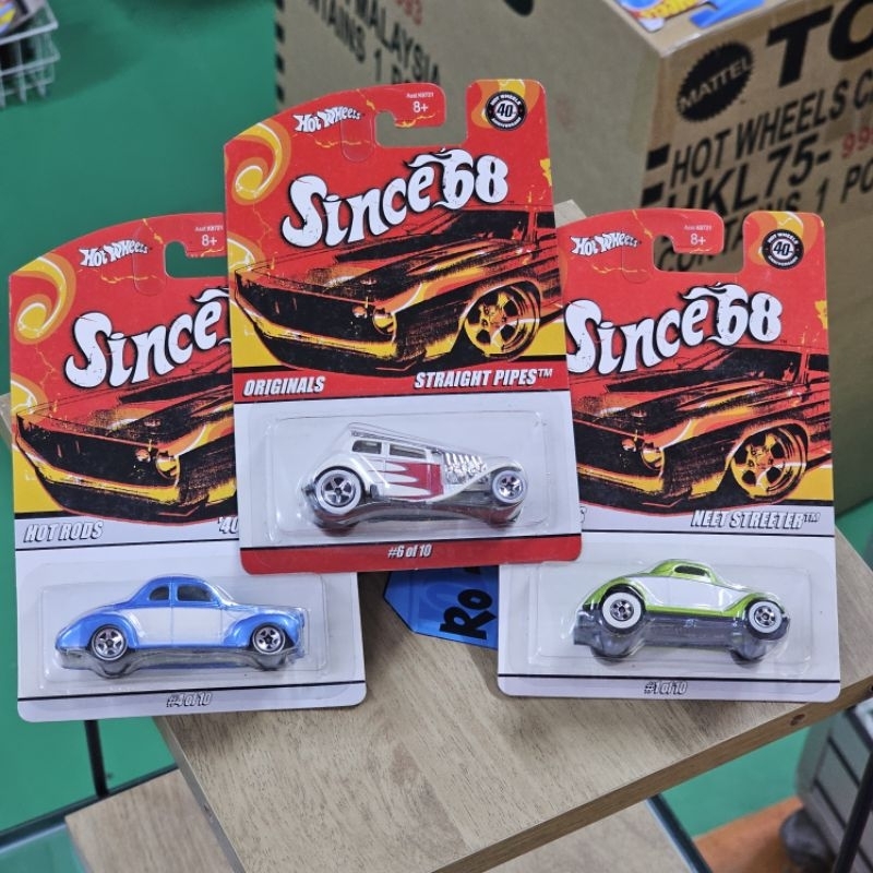 HOT WHEELS HOT RODS SINCE 68 HW 40TH ANNIVERSARY | Shopee Malaysia