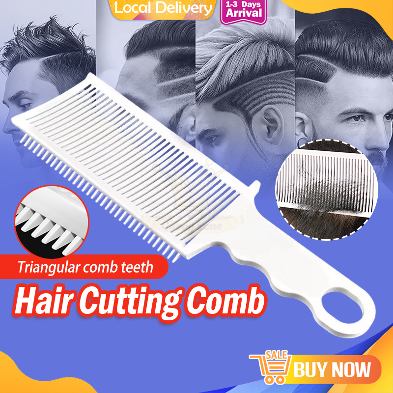 Men Fading Comb Hairdressing Hairdresser Clipper Hair Cutg Comb Anti ...