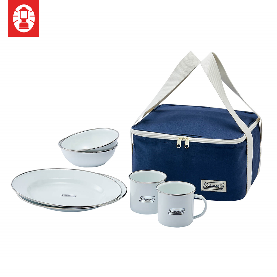 Coleman Enamel Dishware Set Duo (EX) | Shopee Malaysia