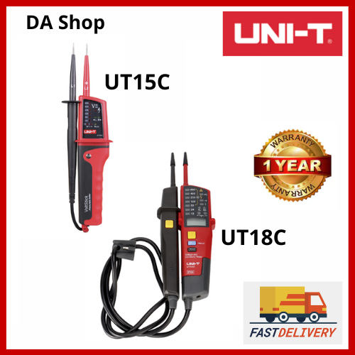UNI-T UT15C // UT18C Waterproof Type AC/DC Voltage Tester | Shopee Malaysia