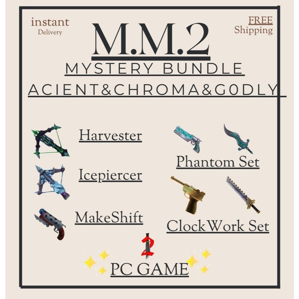 MM2 | Mystery Bundle 2 AcientNGodly (M.M.2 PC Game) | Shopee Malaysia