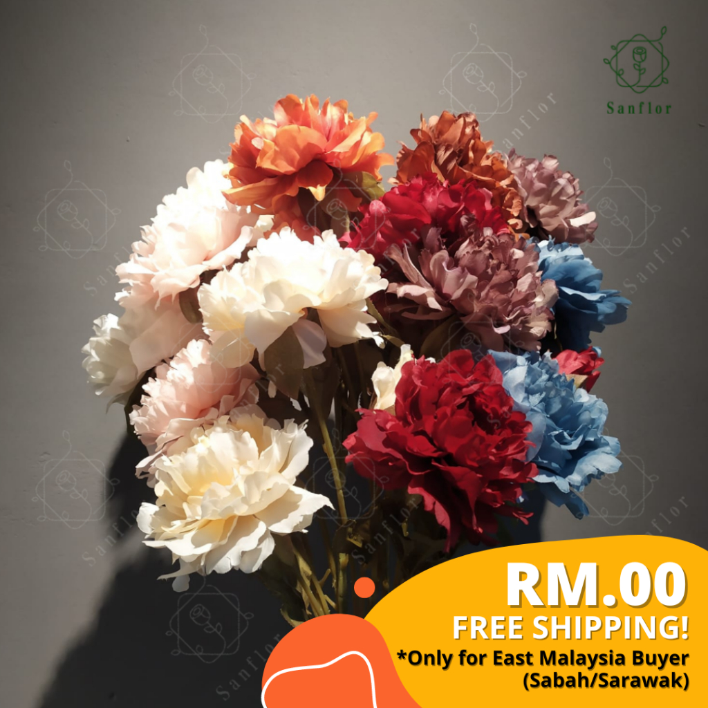 FOR EAST MALAYSIA SABAH SARAWAK - BUNGA PEONY JUMBO K3 (FREE SHIPPING ...
