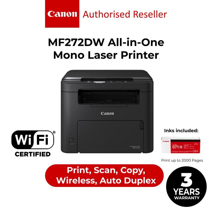 Canon imageCLASS MF272dw All-in-One Monochrome WiFi Laser Printer ...
