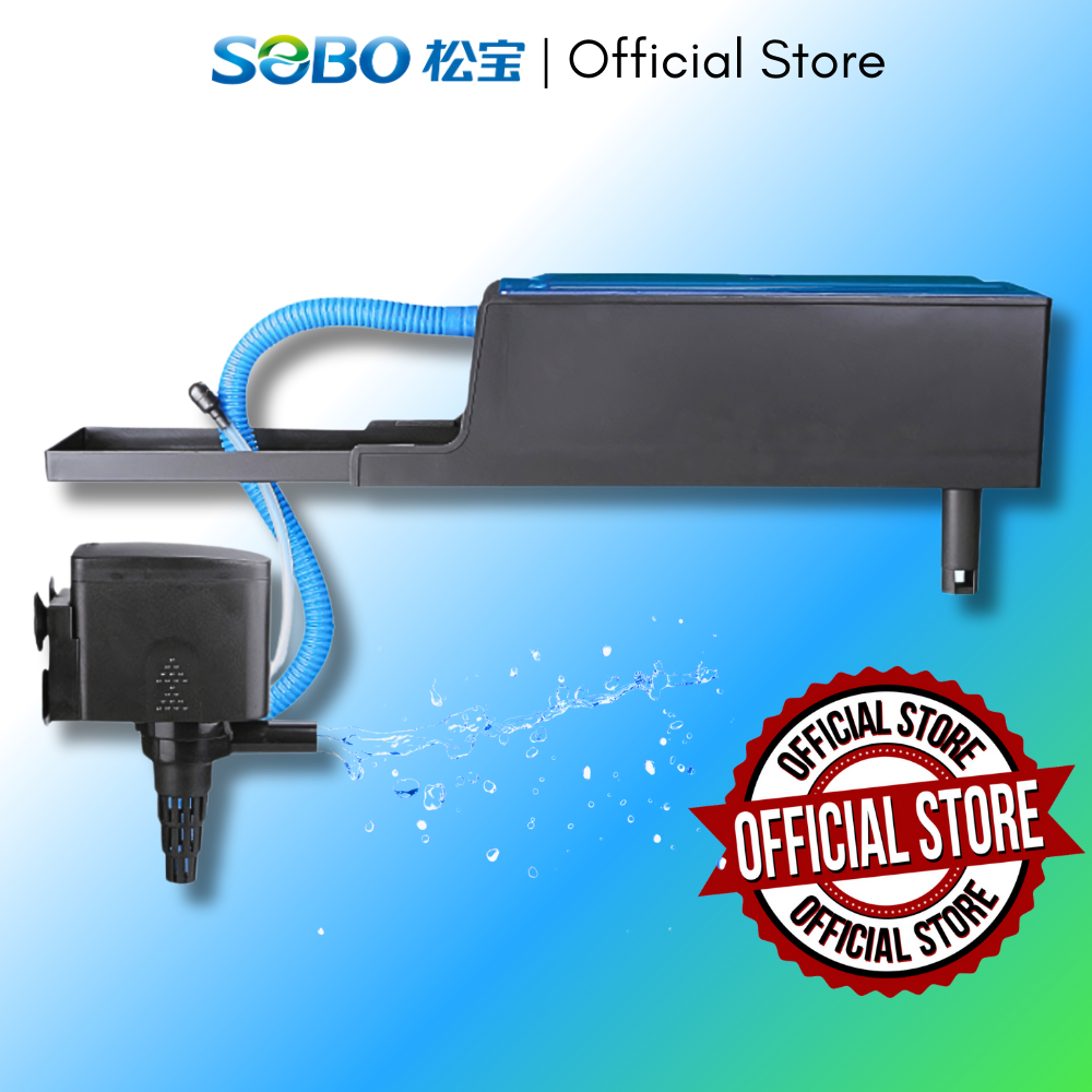 SOBO Aquarium Top Filter Box Akuarium Filter Pump With Power Head WP ...