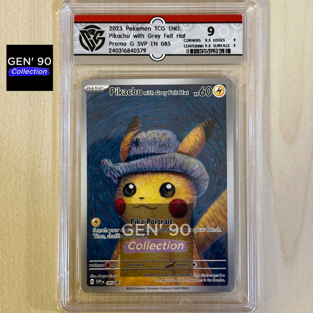 PTCG POKEMON CARD [VER.2023] [CCG 9] [240316840379] [Pikachu with Grey Felt Hat] [皮卡丘] SVP 085 ...