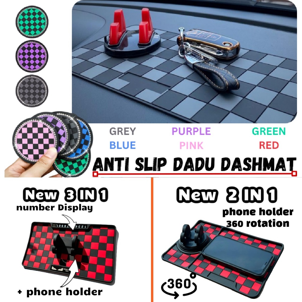 Dashboard Dadu Car Anti Slip Mat Non Slip Mat Magic Sticky Pad For GPS ...