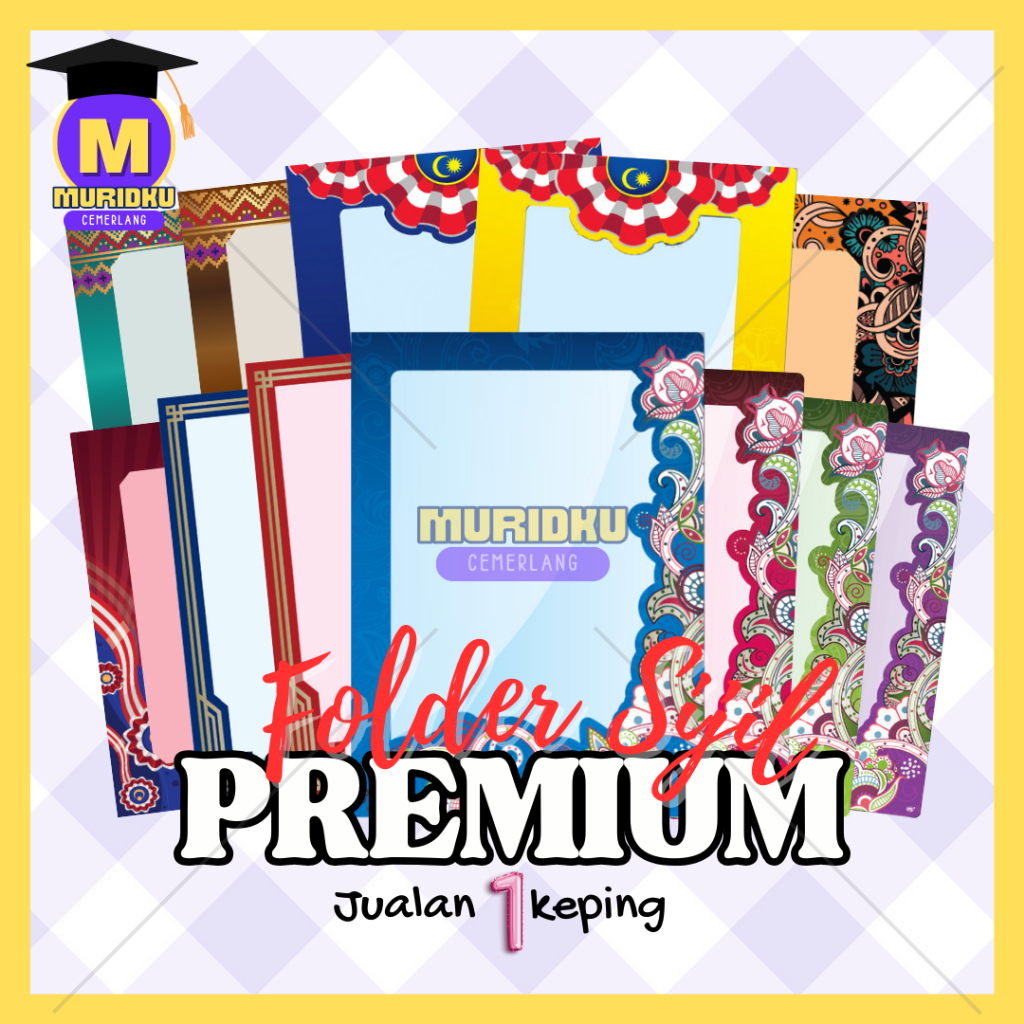 [READY STOCK] PREMIUM CERTIFICATE FOLDER /HOLDER A4 WITH PVC WINDOW ...