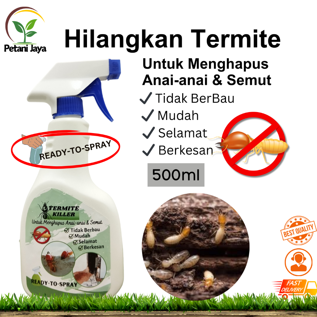 500ml Racun Anai-Anai Tidak Berbau Odourless Termite Killer Ubat Anai-Anai Berkesan Insect ...