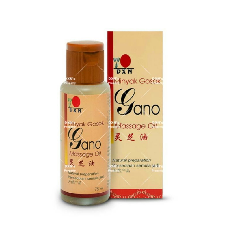 DXN GANO MASSAGE OIL (75ml) - Contains Ganoderma Extract | Shopee Malaysia