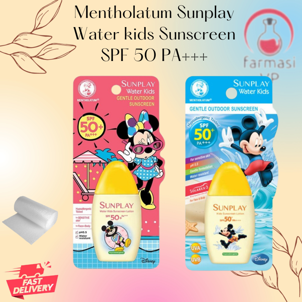 Mentholatum Sunplay Water kids Sunscreen SPF 50 PA+++ (Mickey mouse ...
