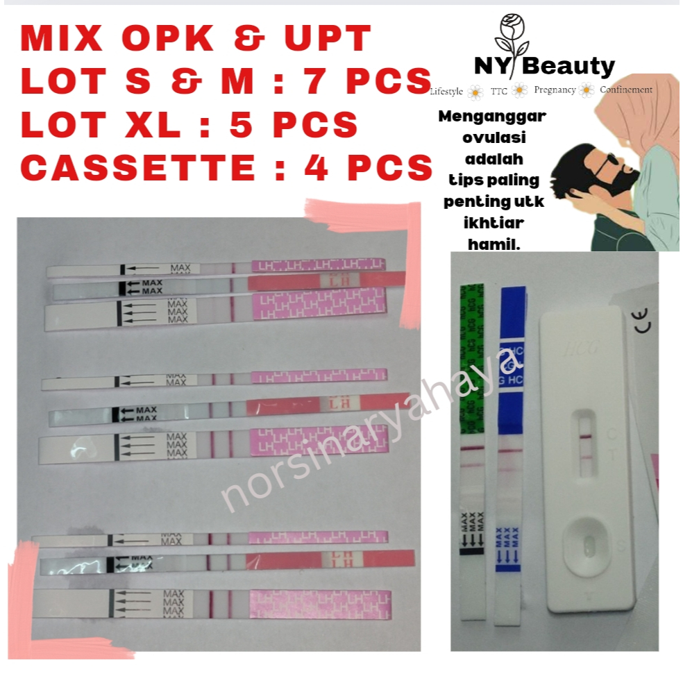 [ MIX OPK & UPT ] LH Ovulation Test Strip HCG Pregnancy Test Strip ...