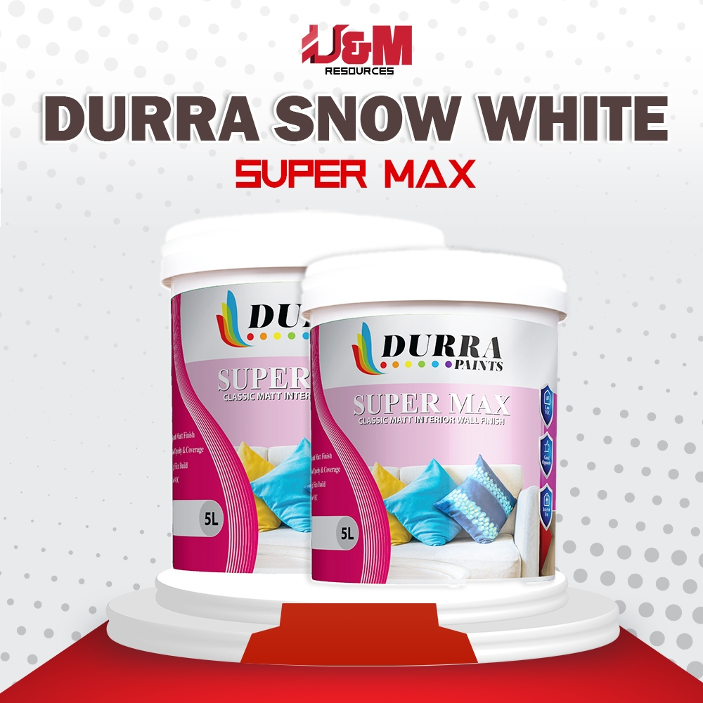[U&M Resources] Durra Paints Super Max Classic Matt Interior Wall ...