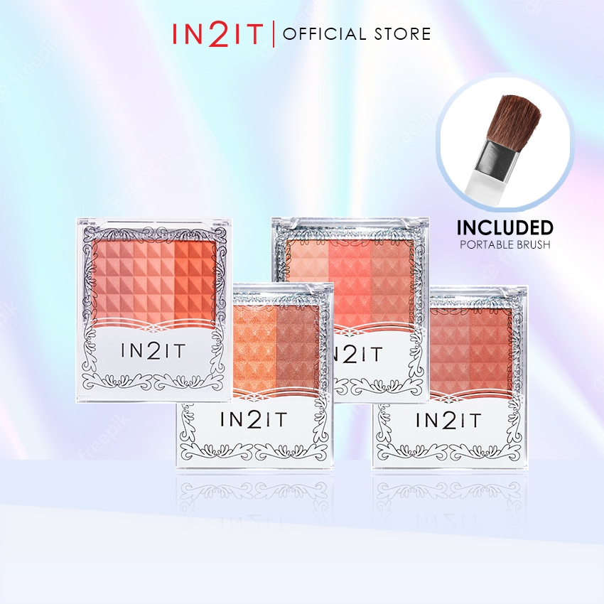 IN2IT Waterproof Triple Blush 8.0g (BPT) [Halal Certified] | Shopee ...
