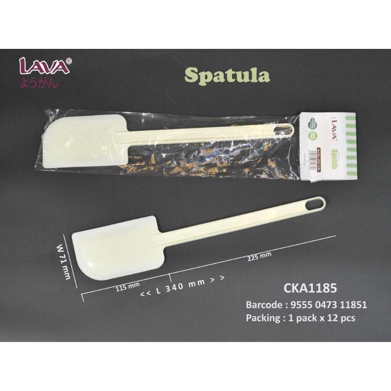 LAVA Plastic Spatula / Spatula Plastik Long & Short / Baking Spatula ...