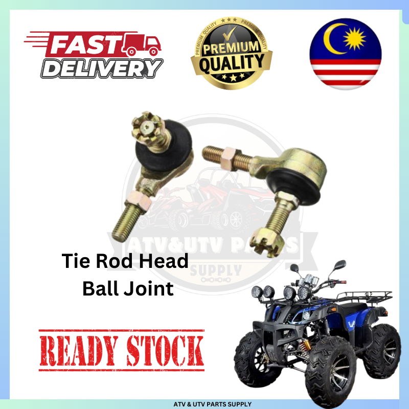 ATV M10 Tie Rod Head Ball Joint (One Pair) GY6 125cc,150cc, 200cc 🔥 ...