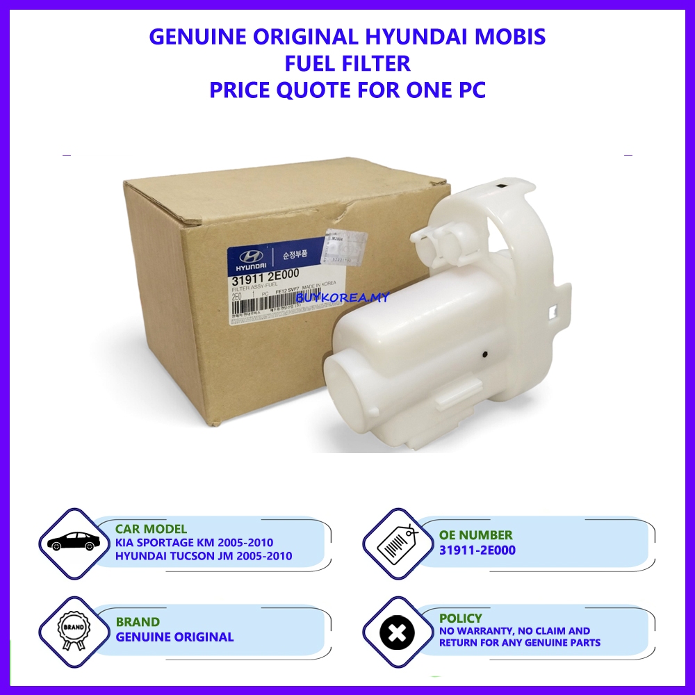 Hyundai Tucson JM / Kia Sportage KM 2005-2010 Genuine Hyundai Mobis ...