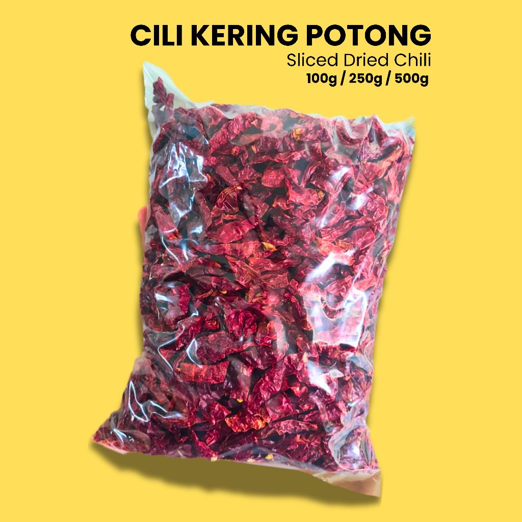 [HARGA BORONG] Cili Kering SIAP POTONG 150g Kurang Pedas | Shopee Malaysia