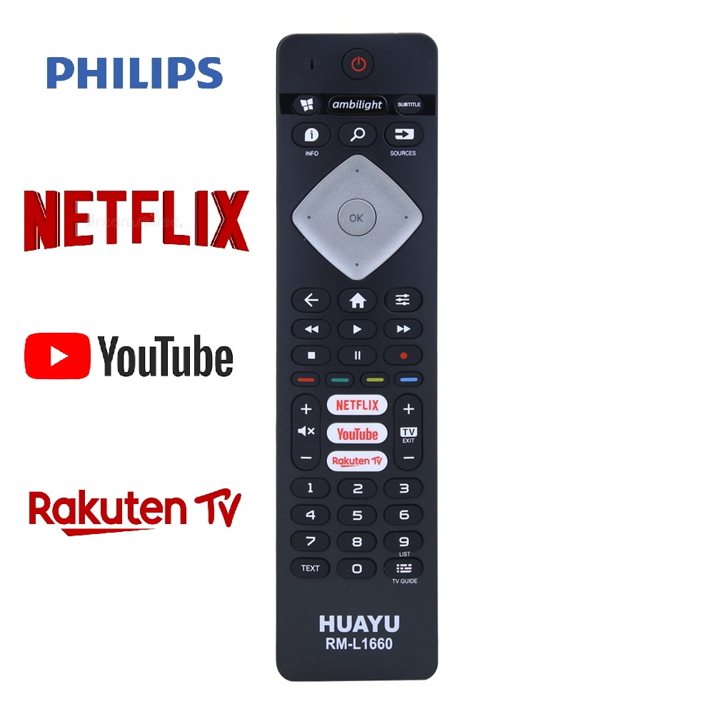 Philips LCD/LED/Smart TV Remote Control RM-L1660 | Shopee Malaysia