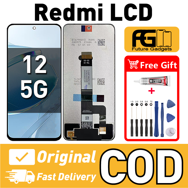 LCD redmi 12 5G Compatible For ORIGINAL LCD Skrin Touch Screen ...