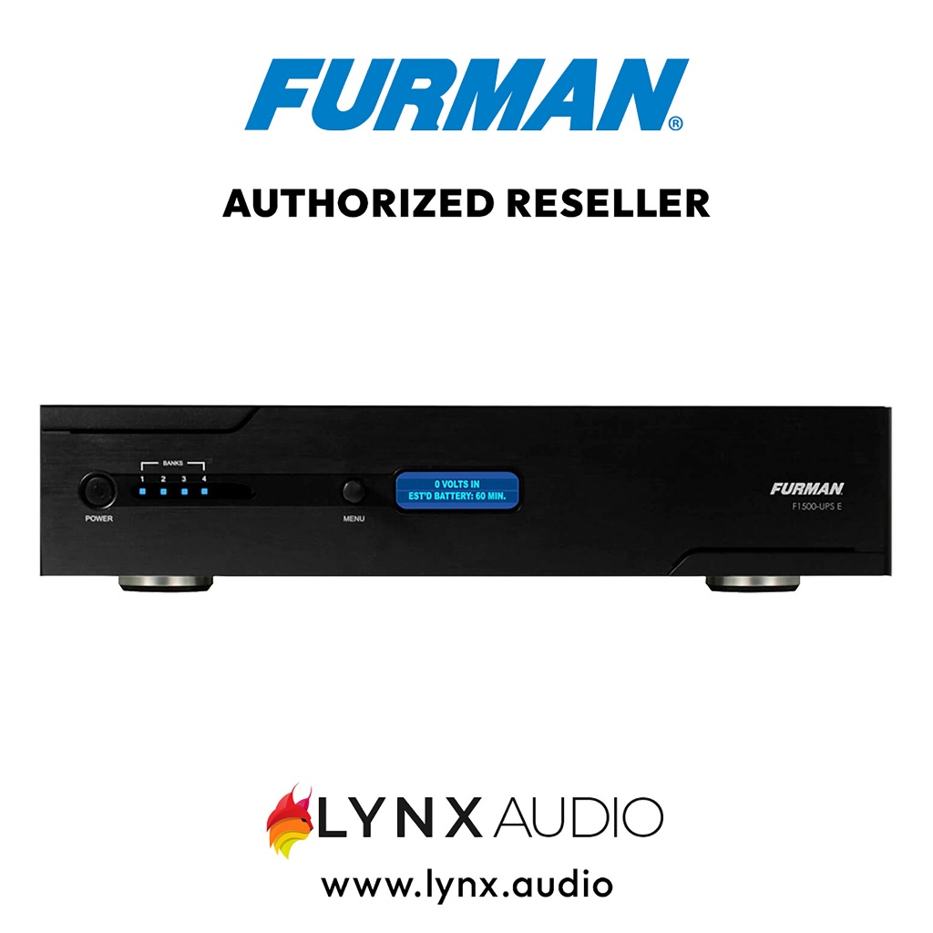 Furman F1500-UPS E 1500VA Rack Mount UPS Battery Backup & Power Conditioner 230V-240V | Shopee ...