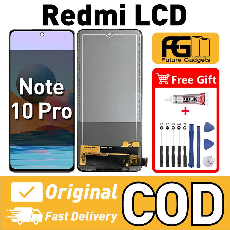 LCD redmi Note 10 Pro Compatible For ORIGINAL LCD Skrin Touch Screen ...