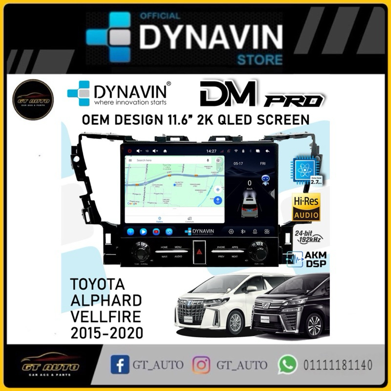 DYNAVIN DM PRO SERIES 12 RAM 256 GB 2K QLEDSCREEN 11.6 INCH FOR TOYOTA ...