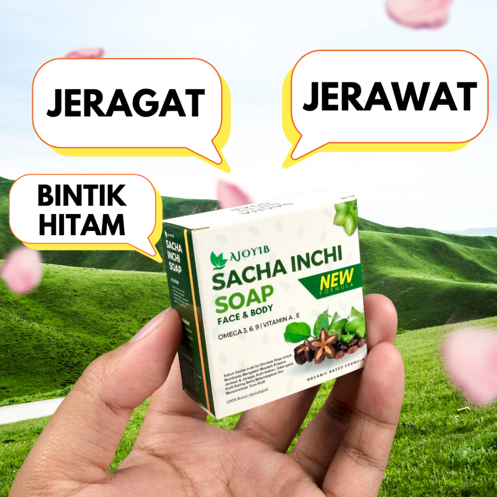 Sabun Sacha Inchi Ajoyib (Kulit Makin Cantik,Gatal-Gatal pon Hilang ...