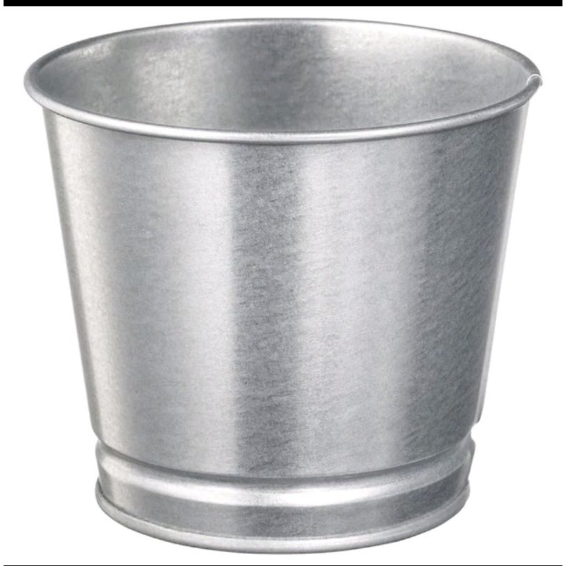 IKEA BINTJE galvanised plant flower pot pasu bunga pokok | Shopee Malaysia