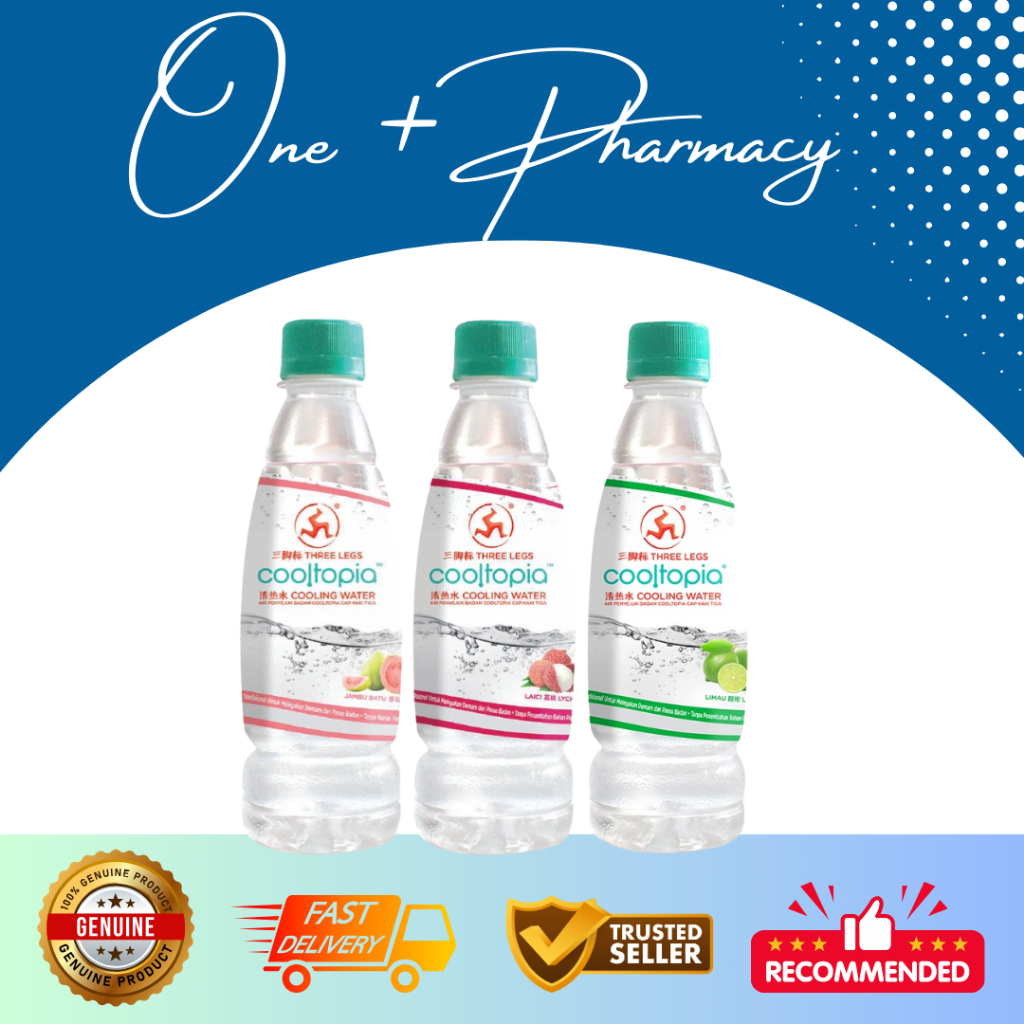 3 LEGS cooltopia cooling water 320ml (Lychee/guava/lime) | Shopee Malaysia