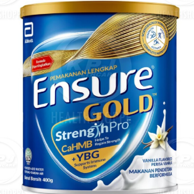 Abbott Ensure Gold Complete and Balanced Nutrition Tin - Vanilla(400g ...