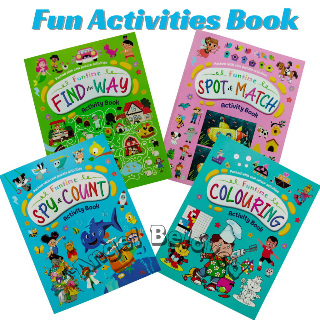 Fun Activities Book Buku Latihan Prasekolah Pre-school Activity Book ...