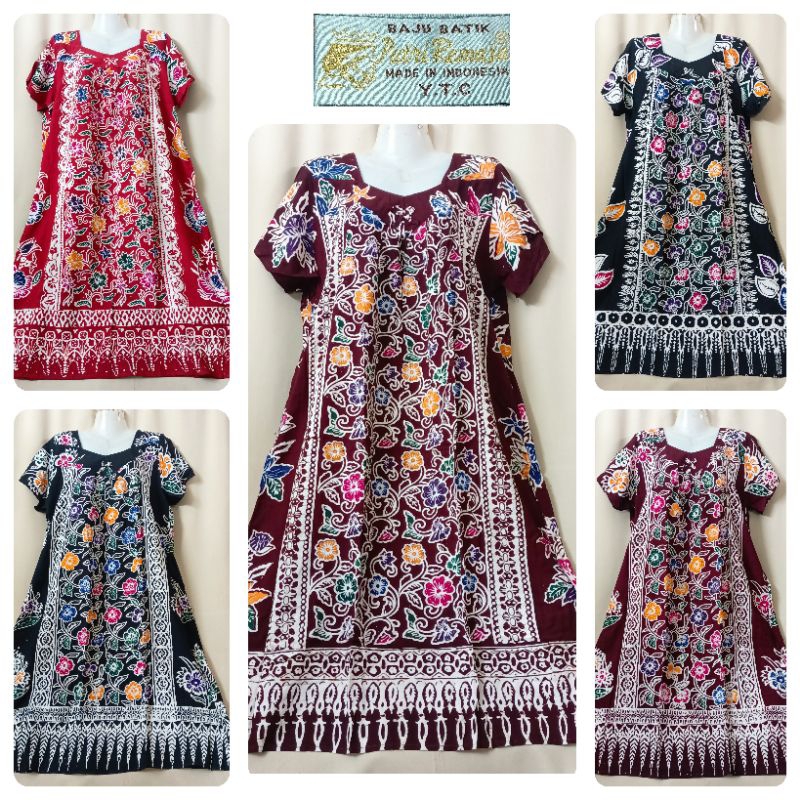 P2 (Size 2XL) (Putri remaja Y.T.C) Baju Tidur Batik / Batik Night Dress ...