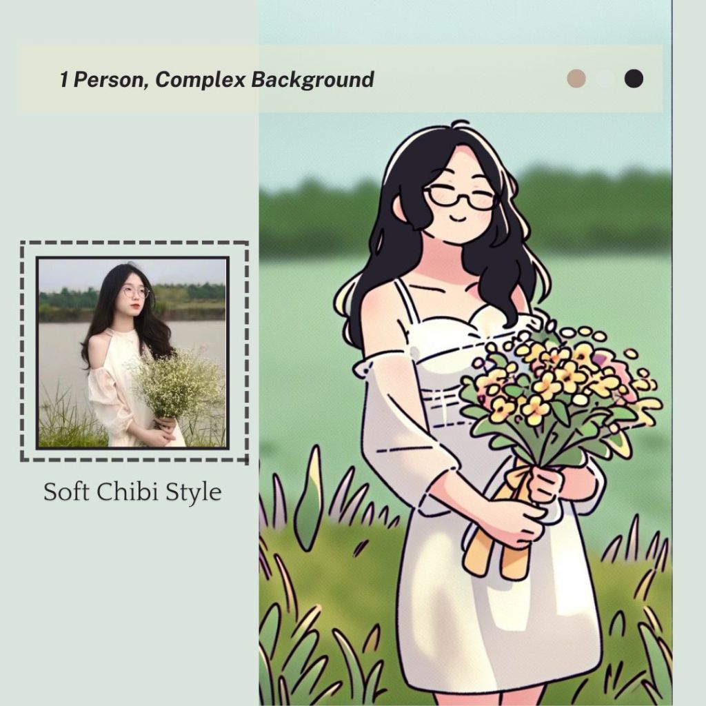 🔥NEW ARRIVAL🔥 I Personalized "Soft Chibi" Portrait Stickers | Custom ...