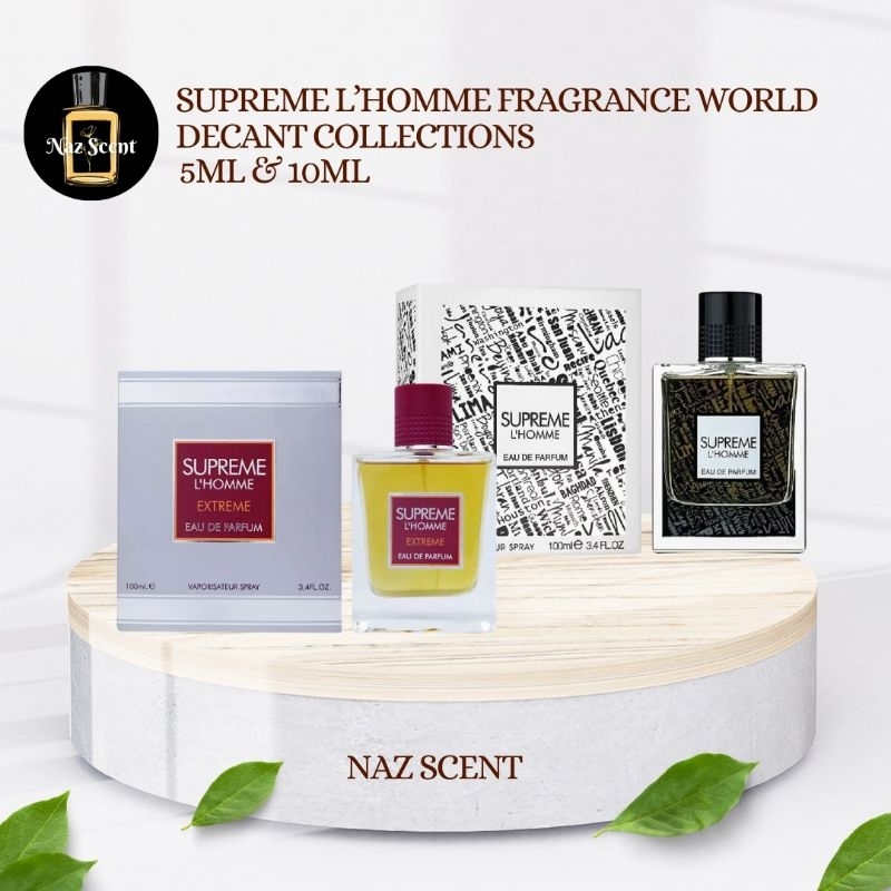 Supreme L'homme Fragrance World Decant Collections ( Supreme L'homme ...