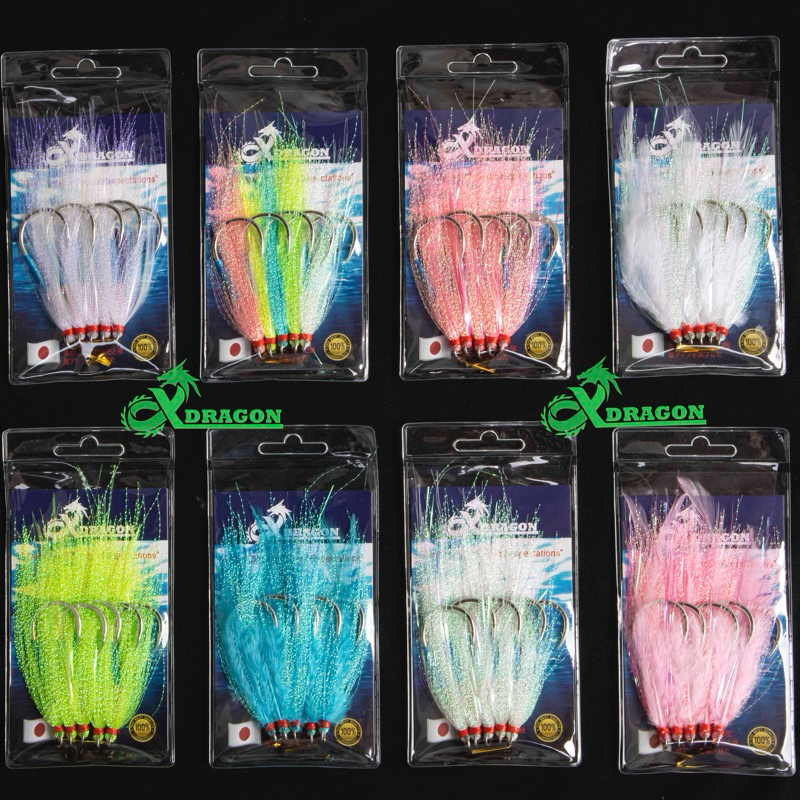 fast jig tenggiri Assist Fishing Double Hooks Jigging Hooks Fishing ...