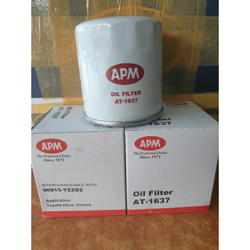 Oil Filter Toyota Hilux & lnnova YZZD2/Ford/Mazda Ranger(besi) | Shopee ...